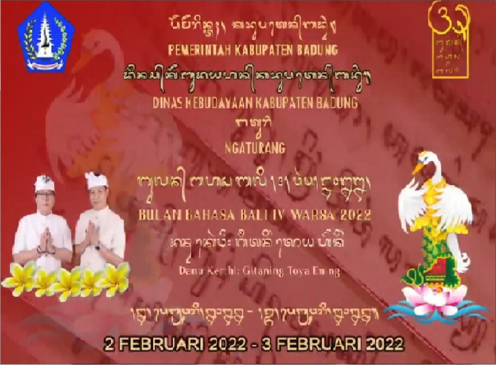 Bulan Bahasa Bali Warsa 2022 | Disbud Badung